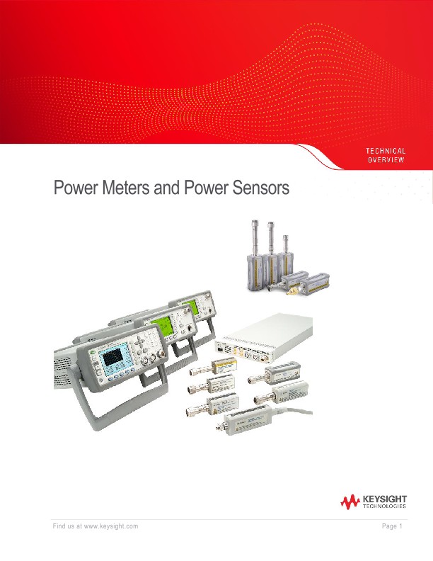 Power Meters and Power Sensors PDF Asset Page | Keysight